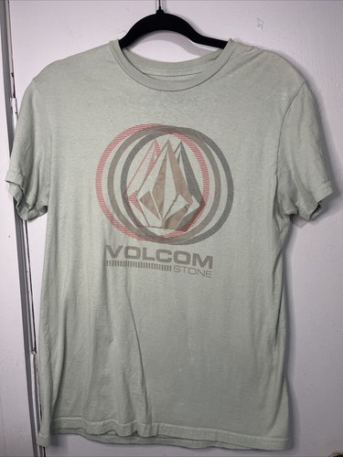 Volcom Logo Graphic Green T-shirt Size M | eBay