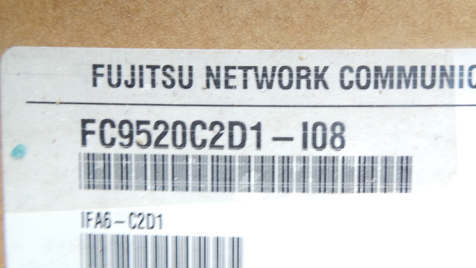 FUJITSU FC9520C2D1 FLASHWAVE 4300 FIBER OPTIC INTERFACE CARD SOUIACNCAB ...