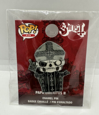 Funko Pop! Rocks Ghost Papa Emeritus II Enamel Pin Hot Topic Exclusive ...