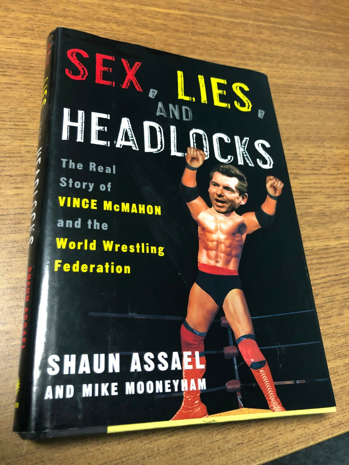 USED 2002 VINCE MCMAHON SEX LIES AND HEADLOCKS STORY OF THE WWE HARDCOVER BOOK | eBay