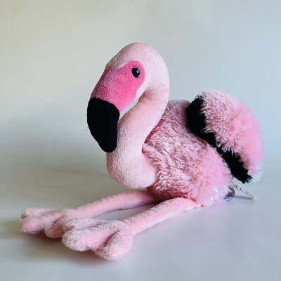Ravensden Longleat Flamingo Bird Soft Toy Cuddly Plush Stuffed Animal ...