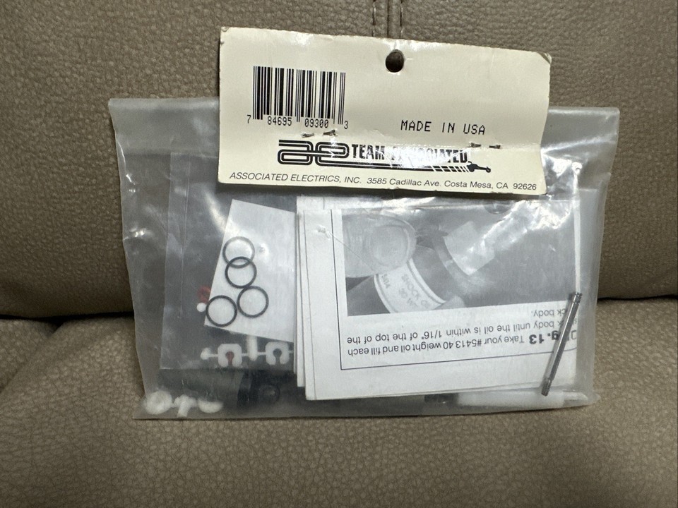 Team Associated RC10 B2 Front Shock Kit Hard Anodized # 9300 Vintage ...