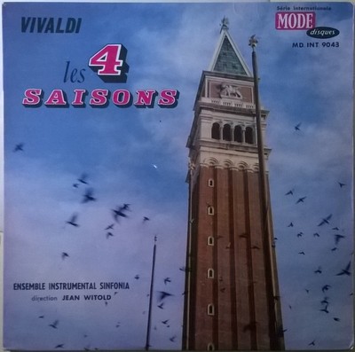 Les 4 Saisons, Antonio Vivaldi, Ensemble Instrumental Sinfonia et Jean ...
