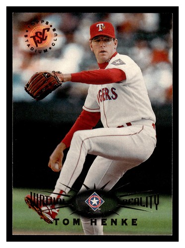 Tom Henke #129 1995 Stadium Club Texas Rangers | eBay