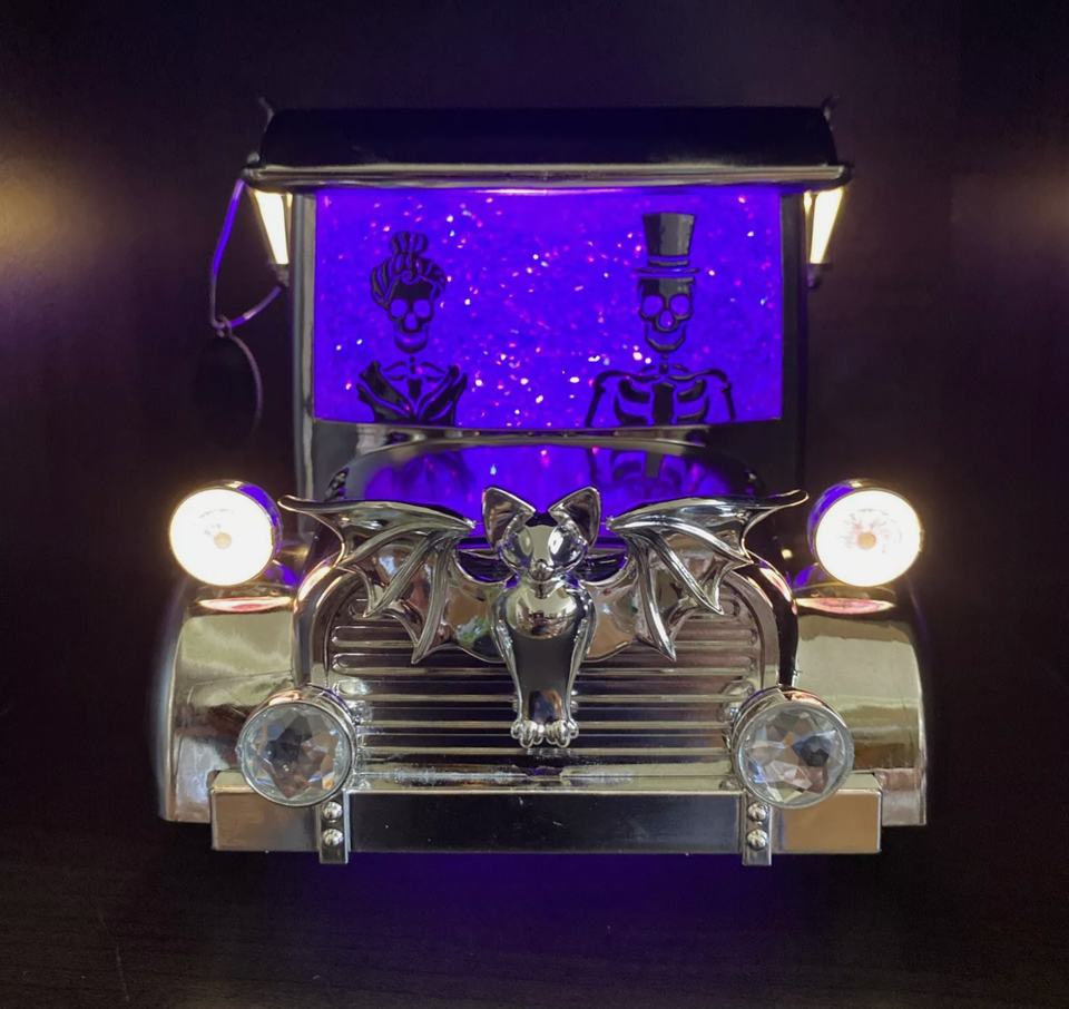 Bath & Body Works Halloween 3-Wick Light Up Hearse Candle Holder, NEW ...