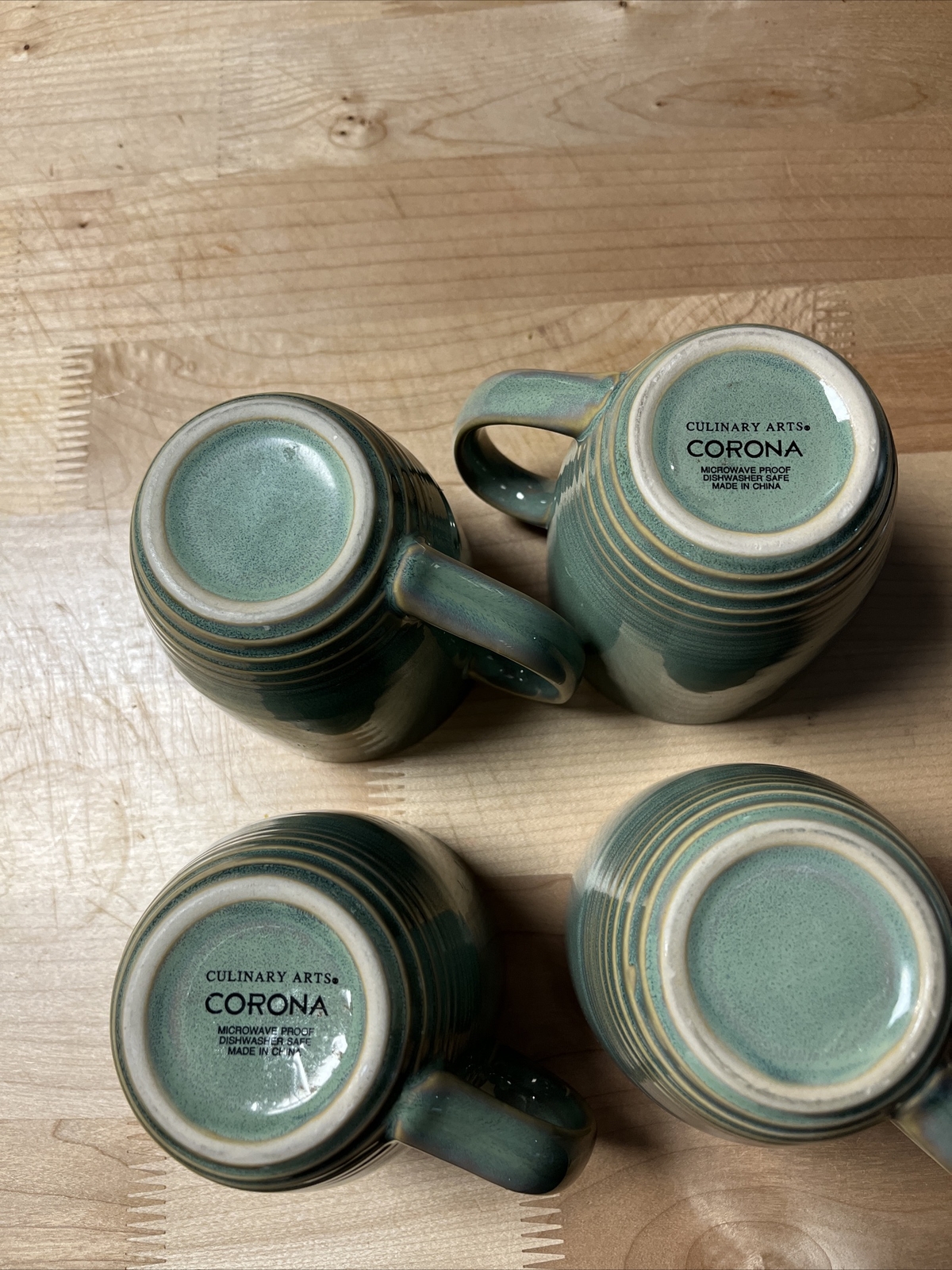 Culinary Arts Corona/ 12 oz coffee mugs/ set of 4 | eBay