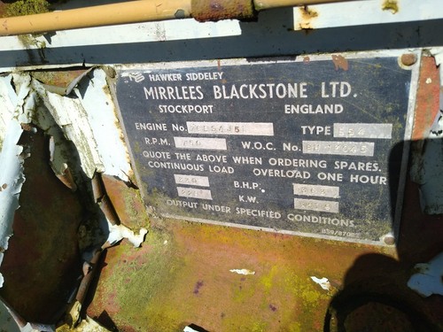 Blackstone ES4 Diesel Engine 330HP @ 750 RPM 327 Hours Runtime | eBay