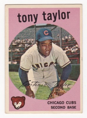TONY TAYLOR 1959 Topps Baseball # 62 Chicago Cubs Ex Plus | eBay