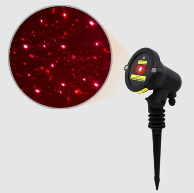 BlissLights Spright Motion Red Laser Projector w/Remote, Indoor/Outdoor ...