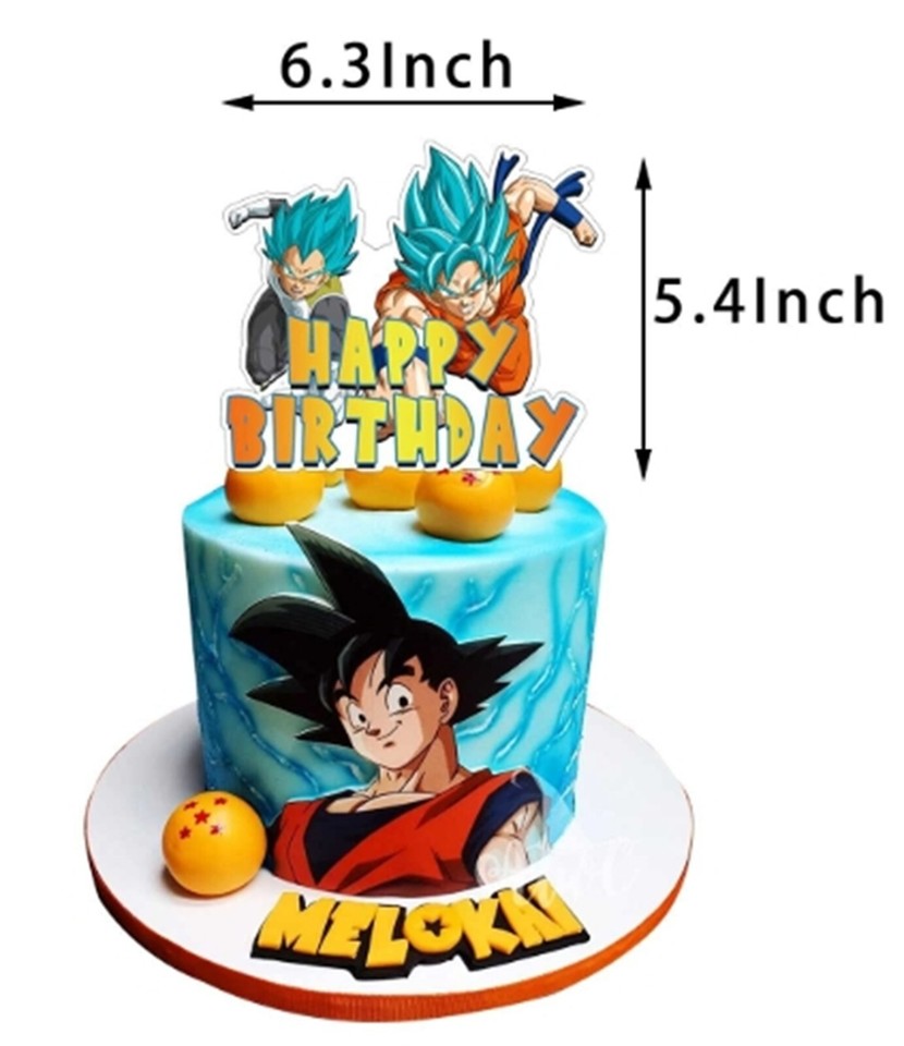 44 Pcs Dragon Ball Z Theme Birthday Party Decorations Kit Party ...