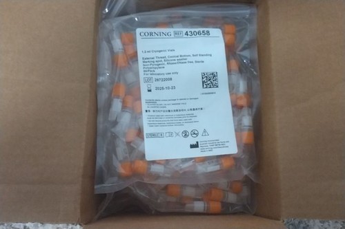 250pc Corning 1.2ml Self Standing Cryogenic Vial 430658 for sale online ...