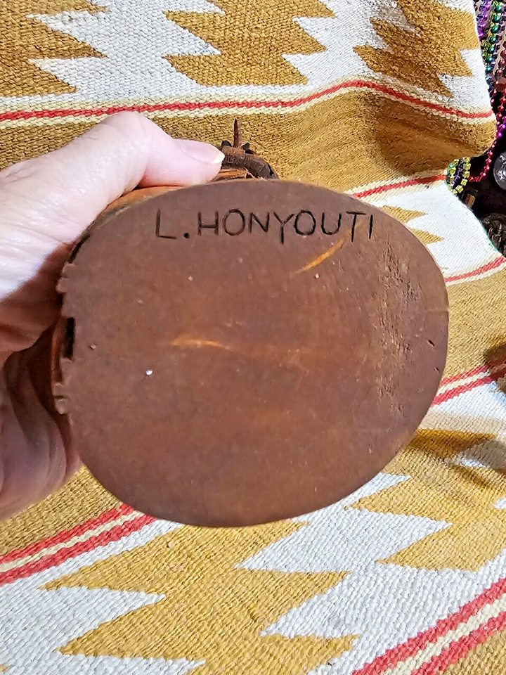 OUTSTANDING CARVED 13" HOPI LONGHAIR HEOTO KACHINA FAMOUS CARVER LAUREN ...