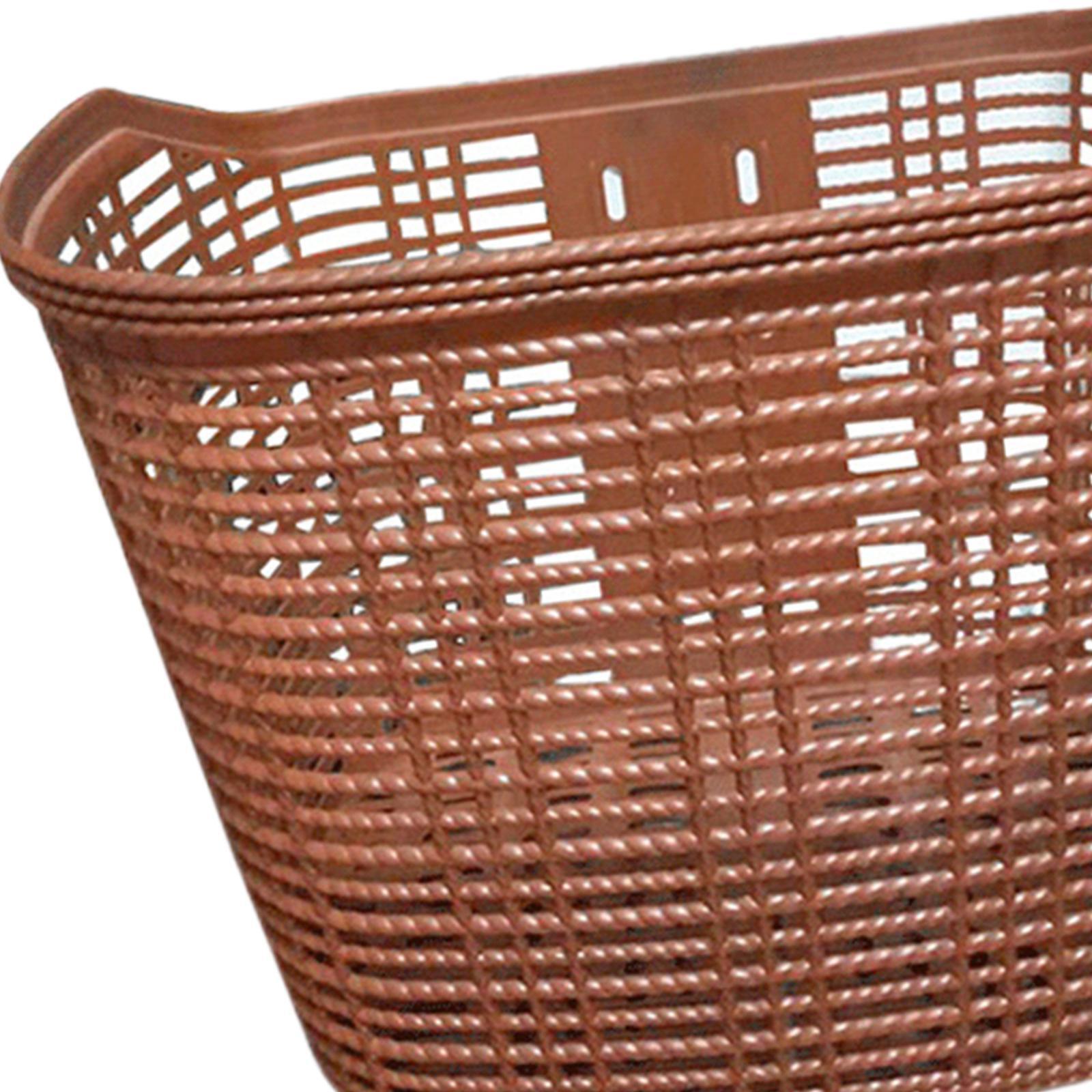 Bike Basket Front, Bicycle Cargo Rack Bags Organizer Cycling ...