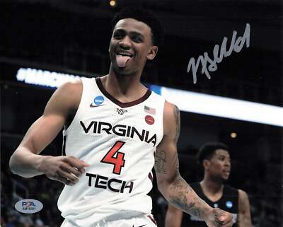 Nickeil Alexander-Walker signed 8x10 photo PSA/DNA Autographed Virginia ...