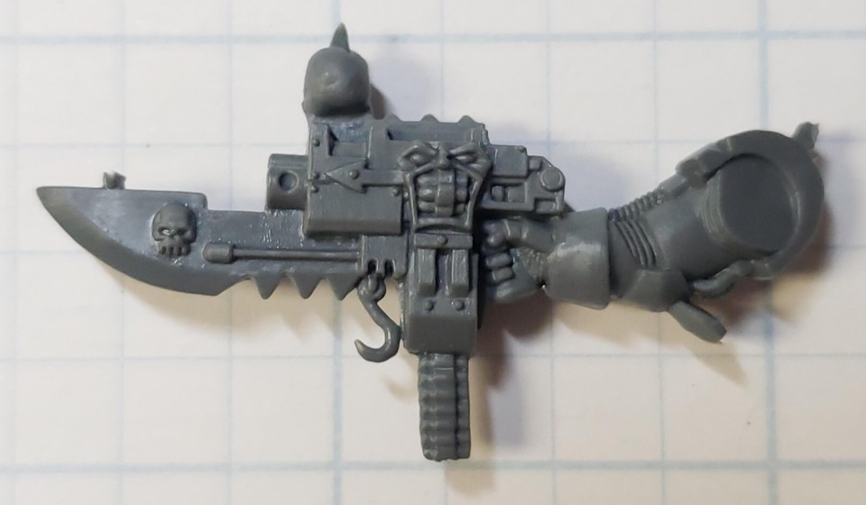 40k Chaos Space Marines Bits Terminator Lord Combi Bolter w Bayonet ...