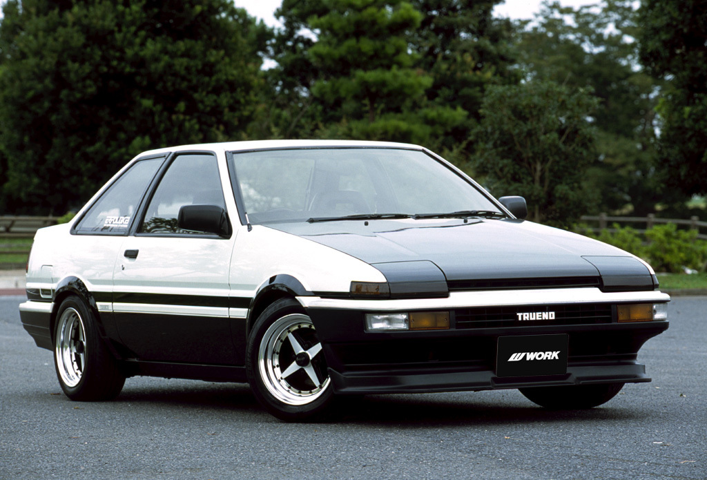 WORK WHEELS Equip01 15x8.0J +7 set of 4 for AE86 Rolled Fenders from ...