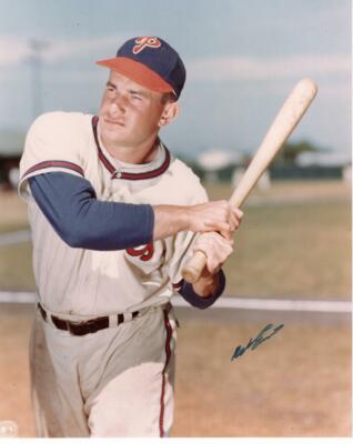 DEL ENNIS PHILADELPHIA PHILLIES SIGNED AUTOGRAPHED 8X10 PHOTO W/ COA | eBay