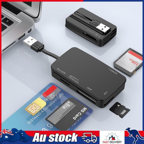 6 in 1 Smart Card Micro SD MS M2 SD/MMC Card Hub Adapter 480Mbps for ...