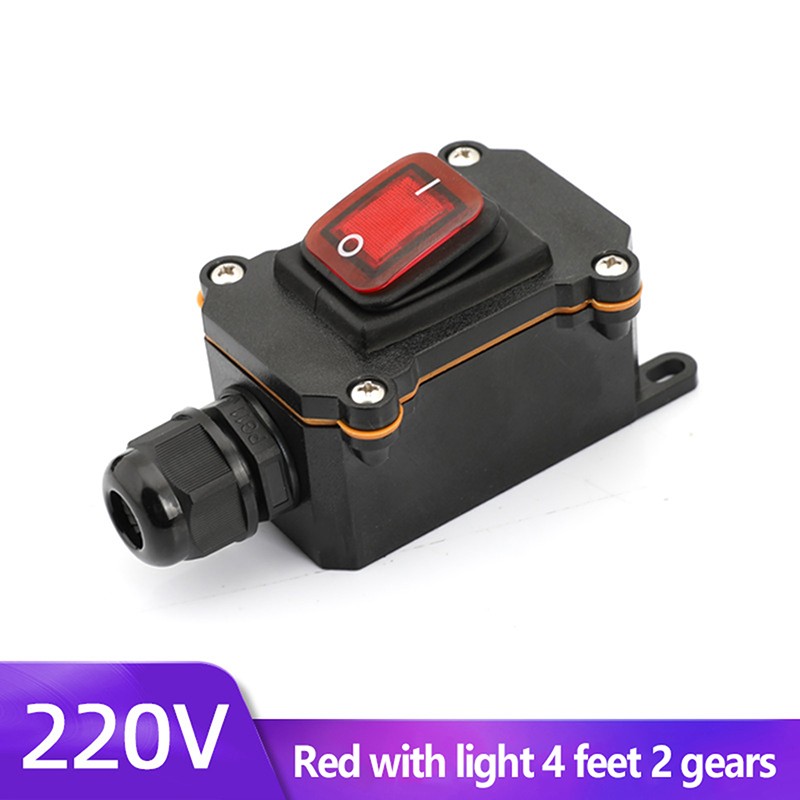 Waterproof Inline Switch IP67 Waterproof Inline Switch 12-24V/220V 25A ...