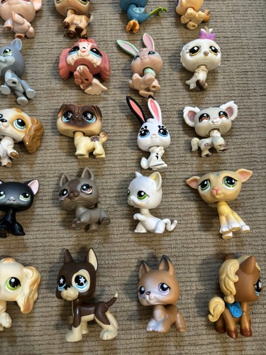 Littlest Pet Shop Lot Of 50 Figures LPS My Little Pony, Cat, Dachshund ...