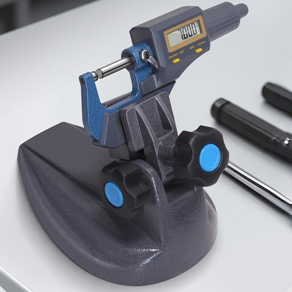 Micrometer Base Clamp Support Stand Mechanical Measurement Tool Cast ...