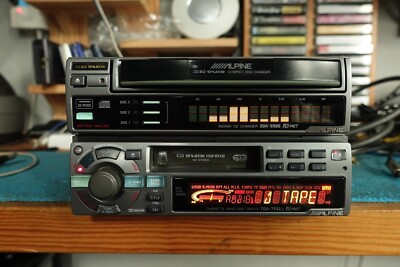 Alpine Stereo Set. 3 CD and Cassette Player. TDA-7552/3DA- L5986. Nice ...