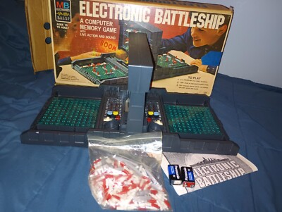 Electronic Battleship MB Milton Bradley Game Complete TESTED-Works ...