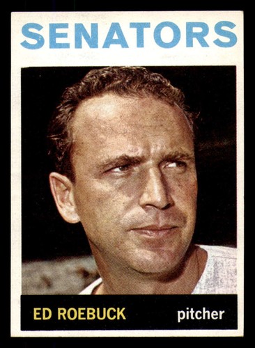 1964 Topps #187 Ed Roebuck Near Mint+ Senators ID:348234 | eBay