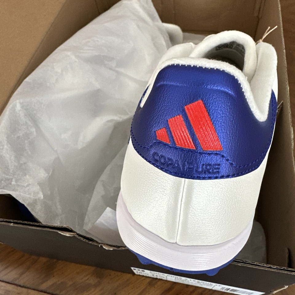 Adidas Copa Pure 2 League TF Mens Turf Soccer Cleats White Blue Pick ...