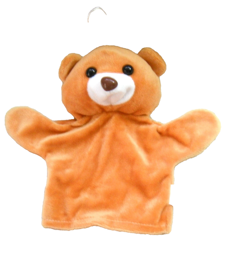 *2423* Brown bear hand Puppet - plush – 20cm | eBay Australia