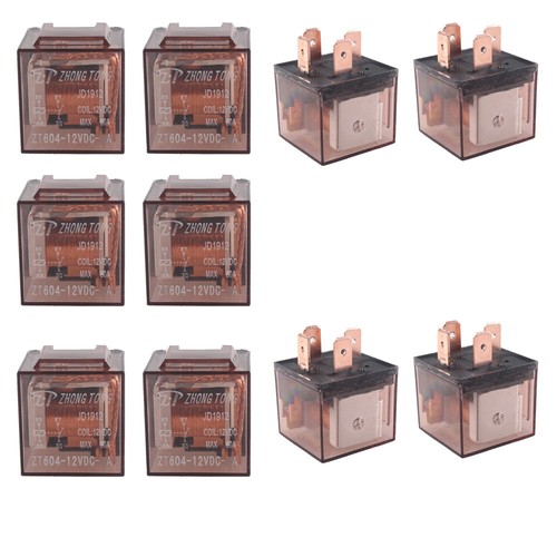 Lot10 Car Auto DC 12V Volt 80A 80 AMP Transparent SPDT Relay 5Pin 5P ...