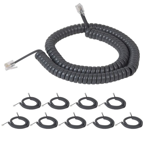 Coiled Telephone Handset Cord For Use With Pbx Phone Systems Voip ...