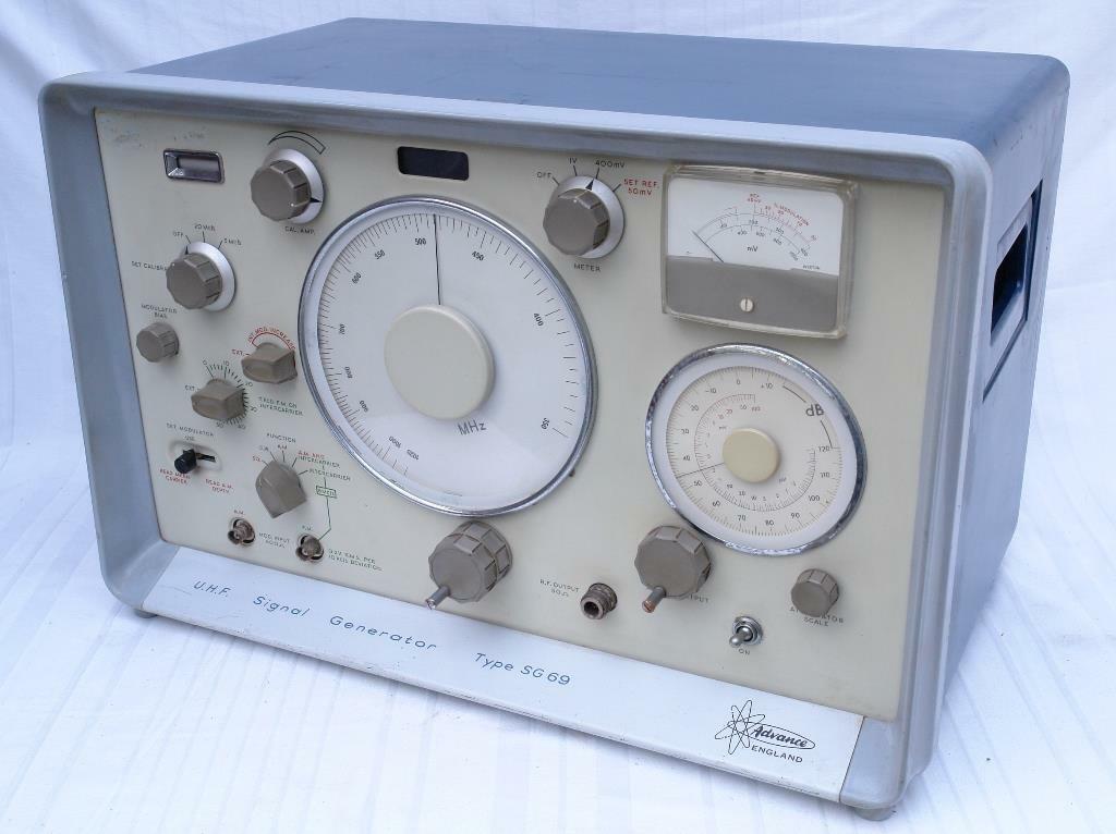 Advance SG69 UHF Signal Generator 350–1020MHz Vintage | eBay