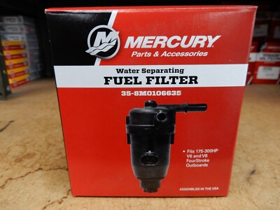 GENUINE OEM Mercury fuel Filter kit part# 35-8M0106635 175-300 V-6 V-8 ...