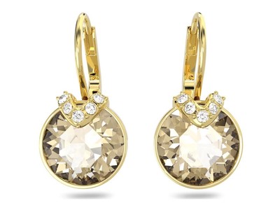 Swarovski Bella V Drop Crystal Gold-Tone/Gold-Tone Plated Pierced ...