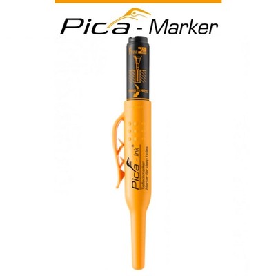 Pica Permanent Ink Marker BLACK 15046 Marker For Deep Holes -Pica Ink ...