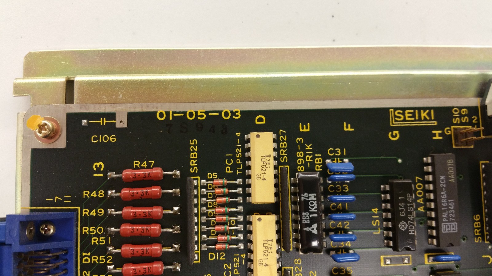 Hitachi Seiki 01-05-03, VK45 VM40 Seicos Good Working Card 010503 #2 | eBay