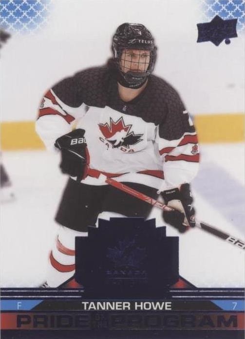2022 Upper Deck Team Canada Juniors - Pride of the Program Tanner Howe ...