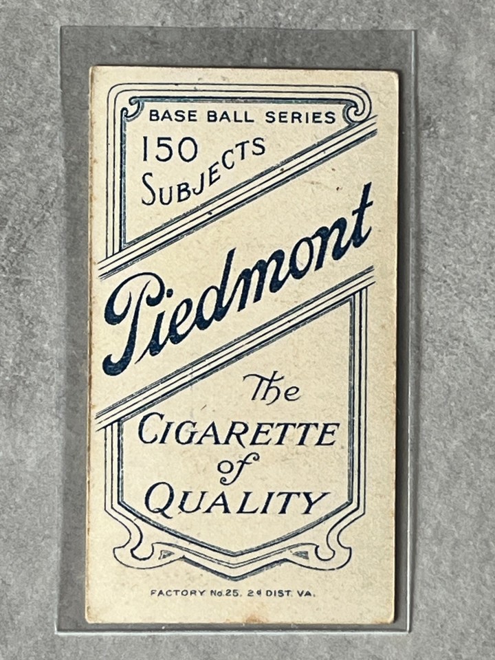 1909-1911 T206 Piedmont Ed Reulbach Glove Showing Chicago Cubs L1 | eBay