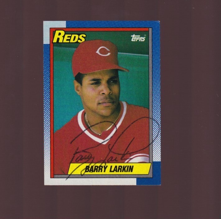 1990 Topps #10 Barry Larkin Signed & Autograph | eBay