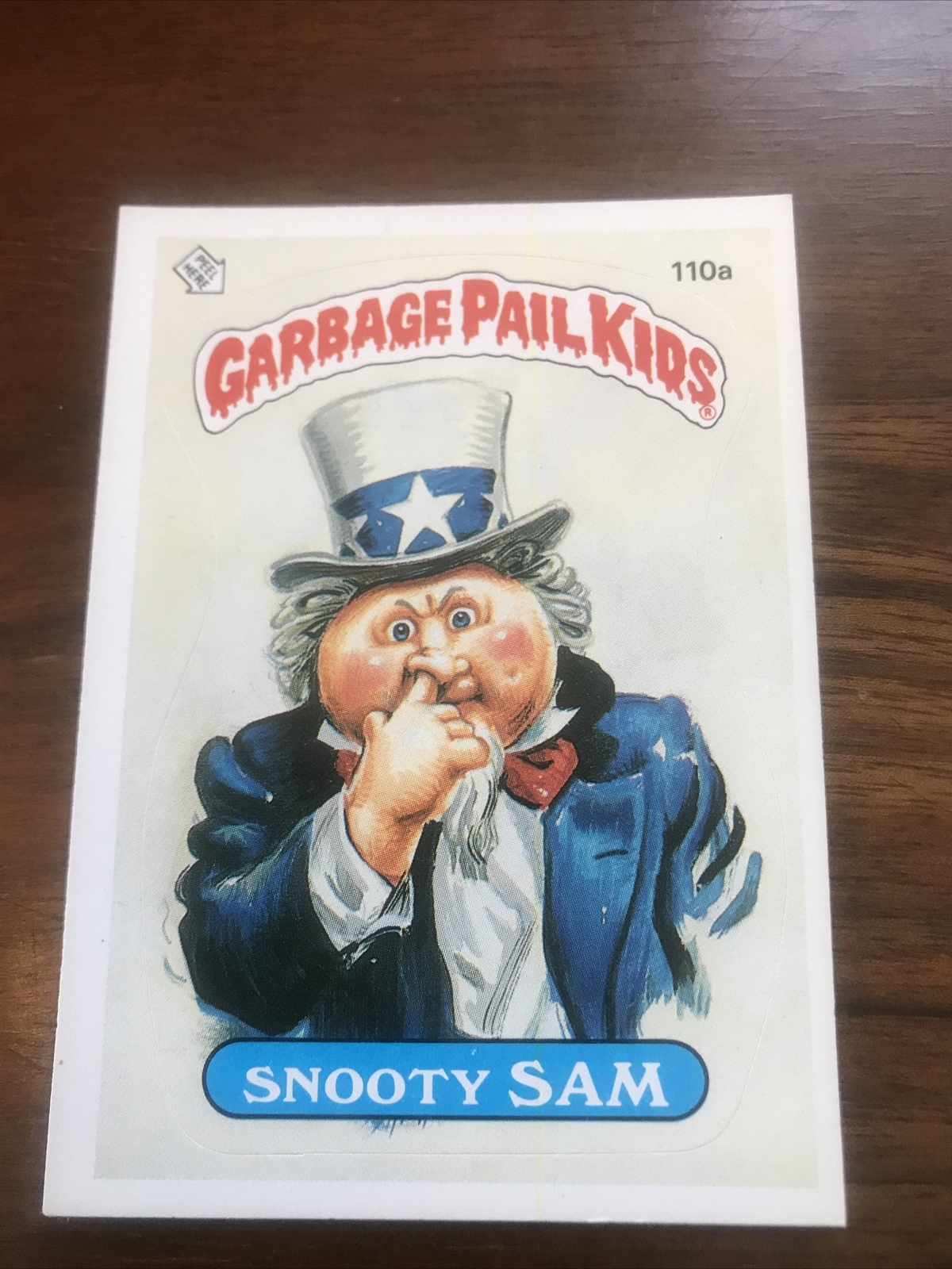 SNOOTY SAM - 110a garbage pail kids 3rd Series USA 1986 | eBay
