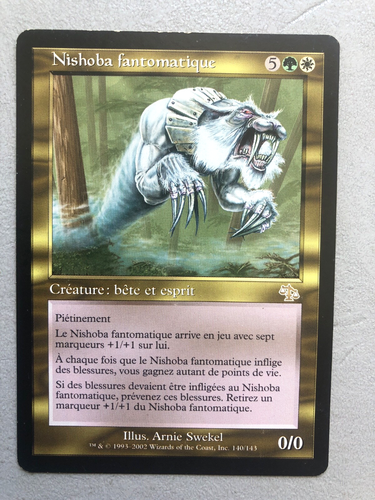Mtg Carte Magic Judgment Phantom Nishoba French MP | eBay