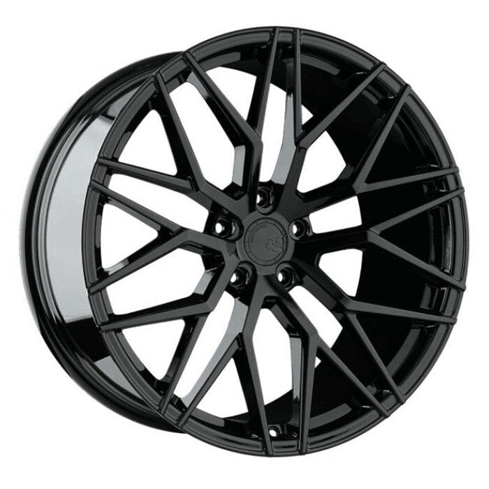 AG M520r GLOSS BLACK WHEELS RIMS FIT CORVETTE C8 BASE Z51 STINGRAY 20X9 ...