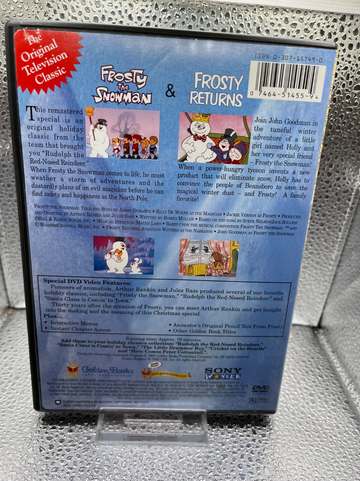 Frosty the Snowman Frosty Returns (DVD, 2000, Double Feature) Rankin ...