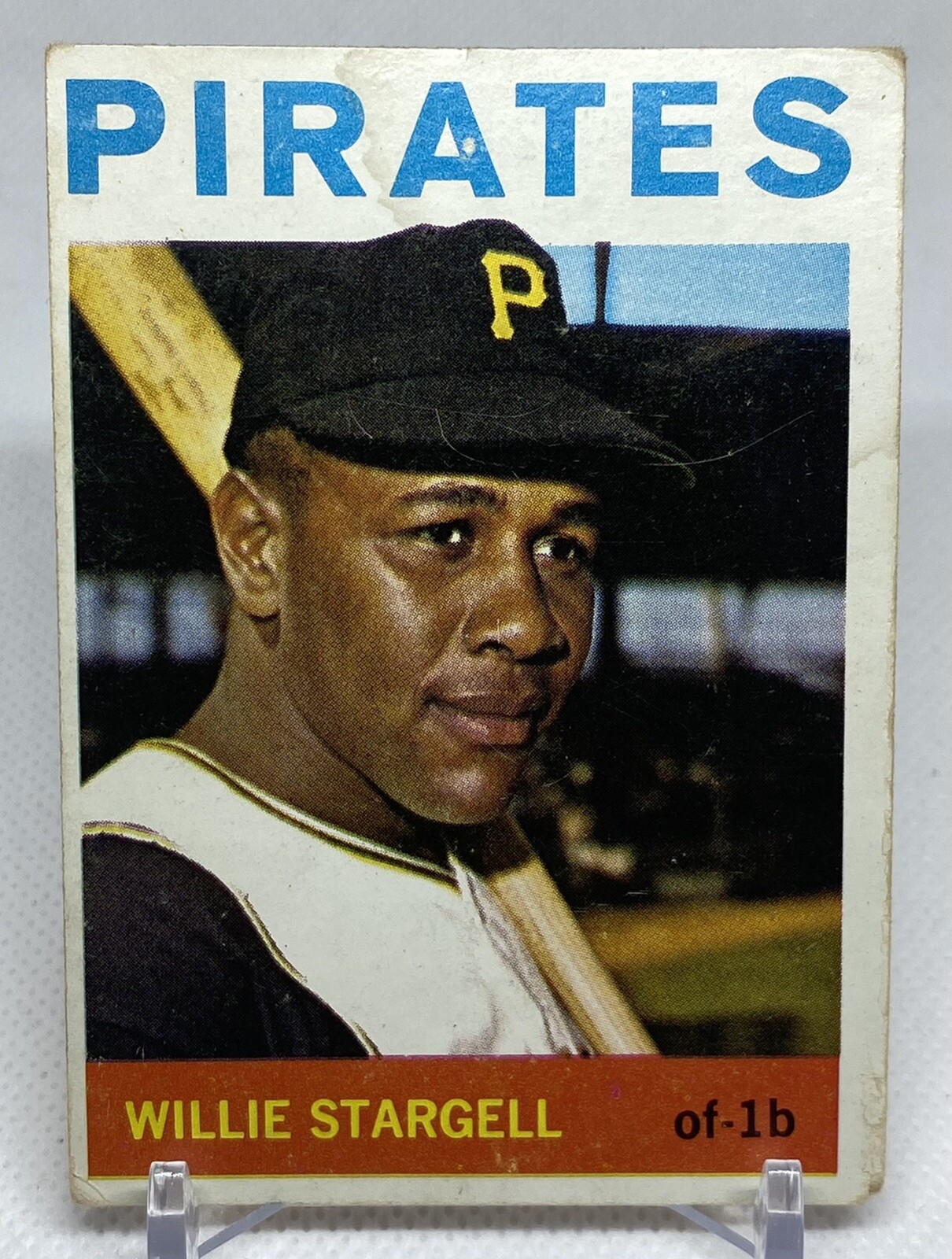 Willie Stargell 1964 Topps #342 Pirates HOF Stain | eBay