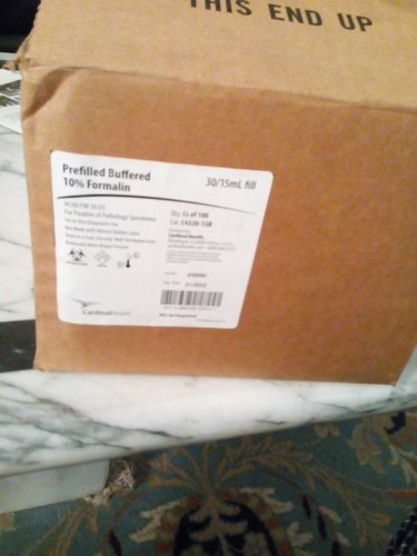 Cs/100pcs Cardinal Health Prefilled Buffered 10% Formalin 30/15mL fill ...