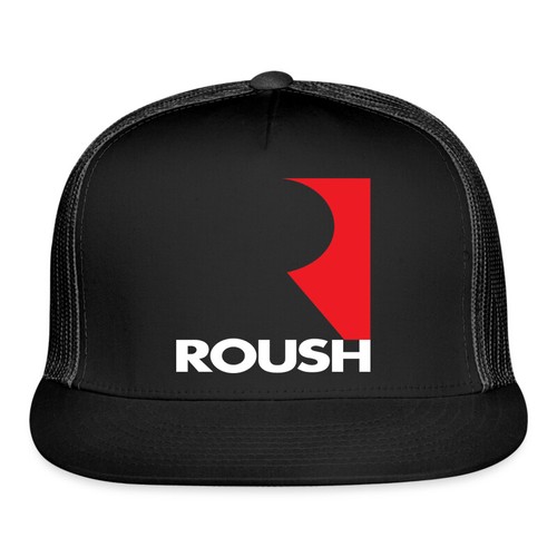 Roush Company Black Trucker Hat Cap Adult Size | eBay