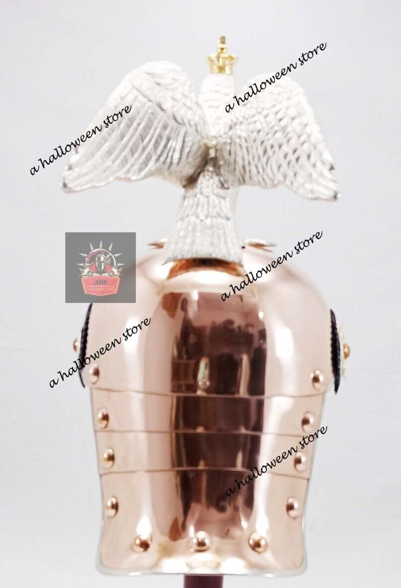 Eagle Face Helmet German Pickelhaube Copper Brass Helmet Prussian ...
