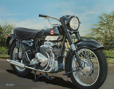 Ariel Square Four Motorcycle A3 Size Limited Edition Print | eBay