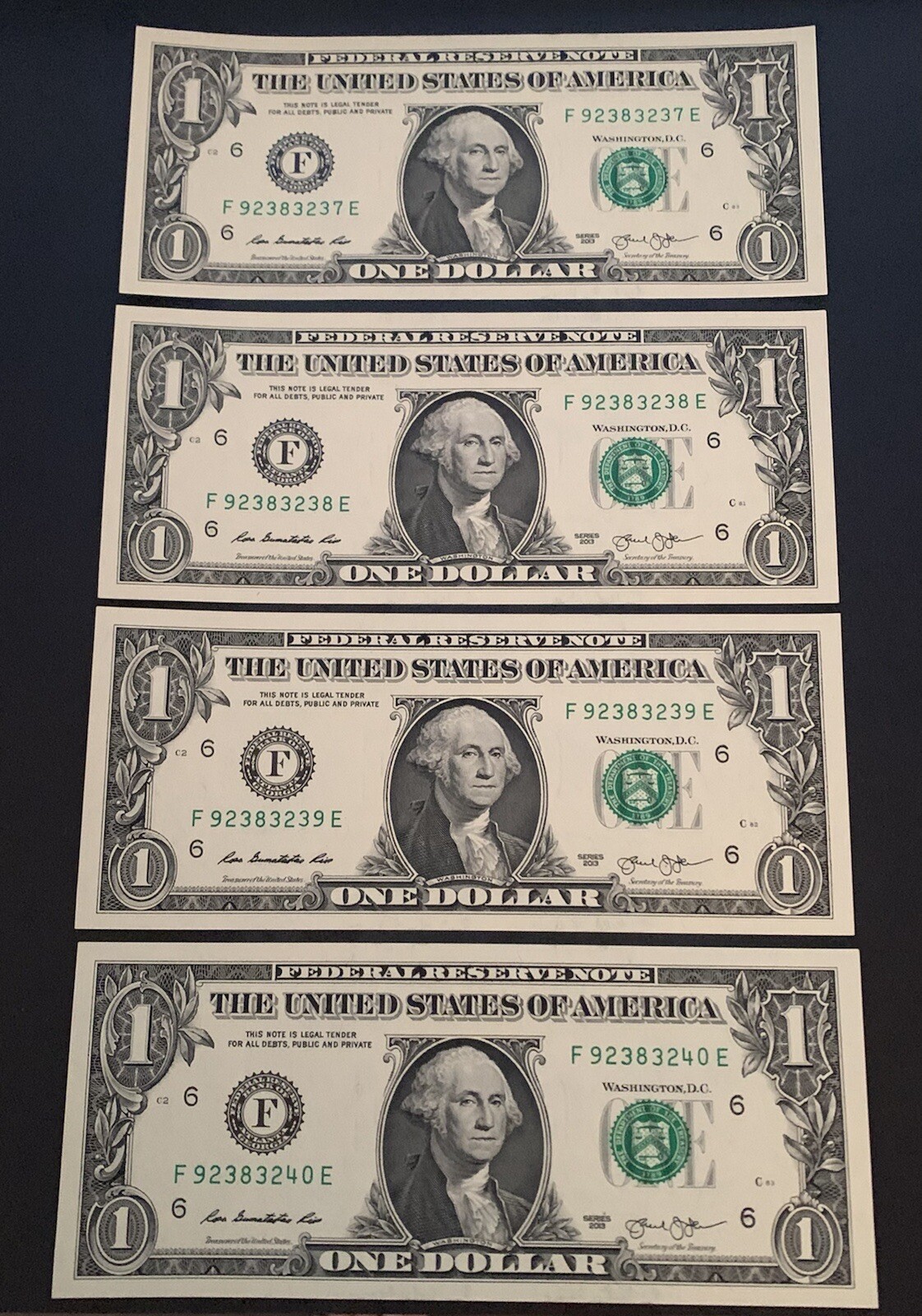 USA 2013 -1 Dollar Federal Reserve Note F6 Issued to Atlanta, Georgia V ...